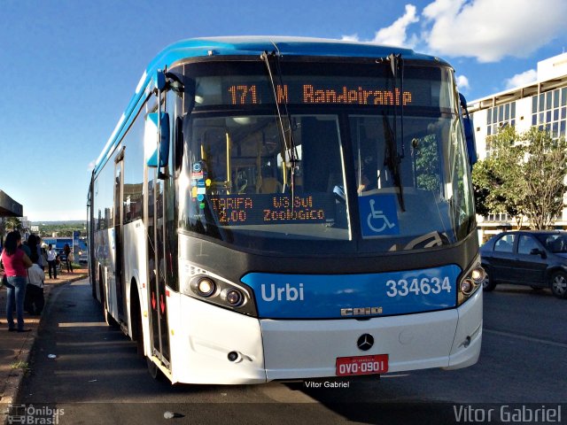 Urbi Mobilidade Urbana 334634 em Brasília por Vítor Gabriel - ID:3165594 - Ônibus Brasil
