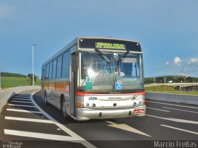 Rápido D´Oeste 4029 em Ribeirão Preto por Marcio Freitas - ID:3205339 - Ônibus Brasil