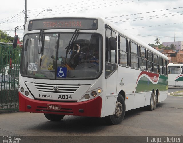 Viação Princesinha do Sertão A834 em Feira de Santana por Tiago Cleber ...