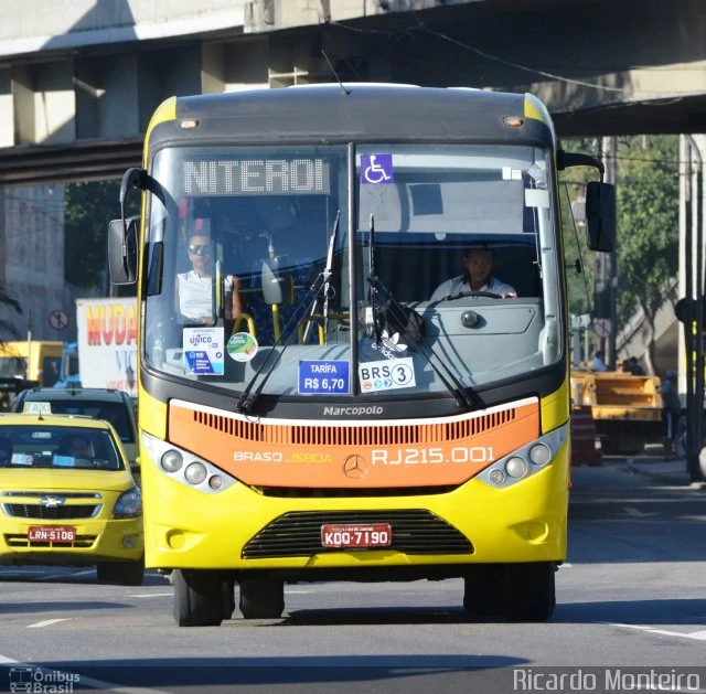 Empresa de Transportes Braso Lisboa RJ 215.001 em Rio de Janeiro por ...
